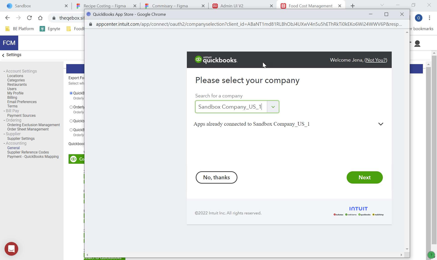 Setting Up Quickbooks Online – FCM