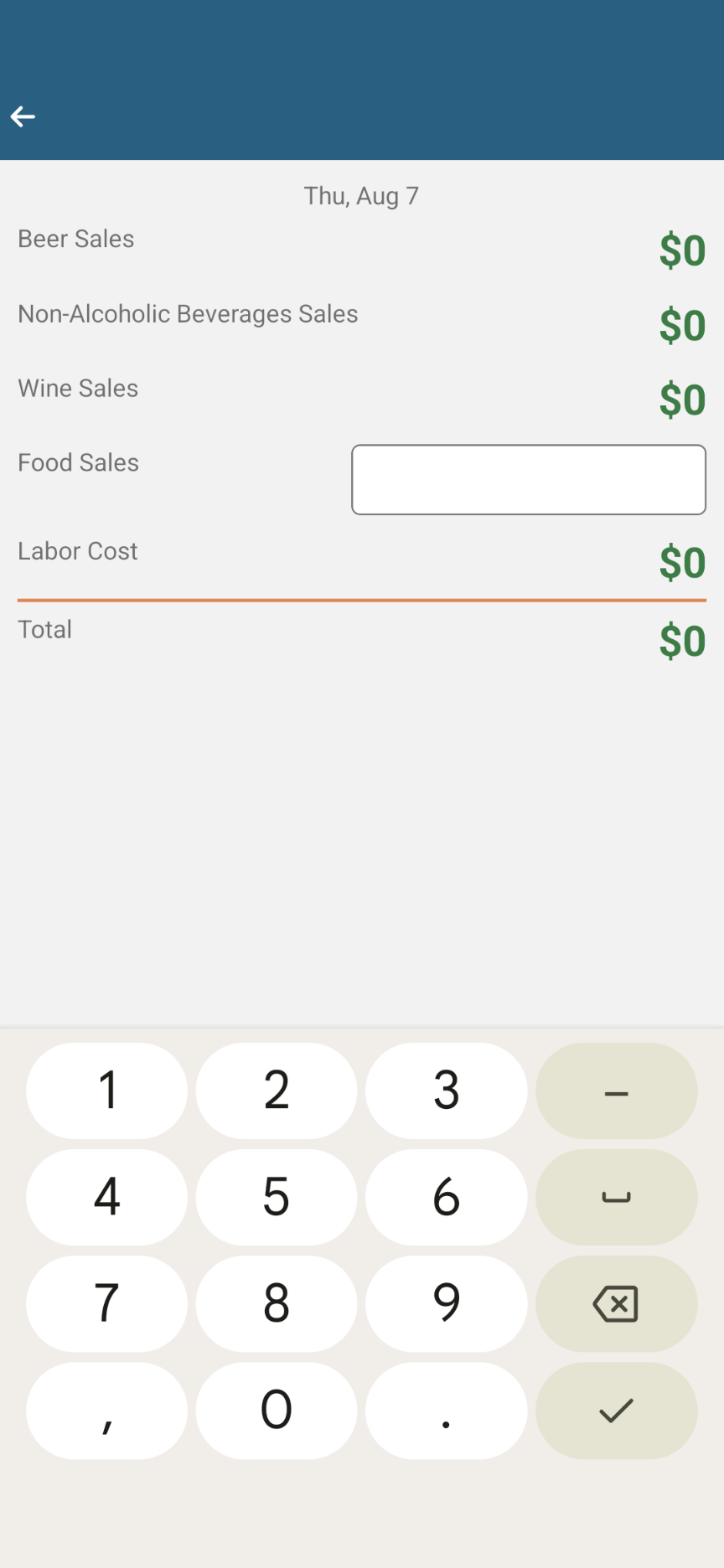 Sales: Entering Sales in the Back Office App – FCM