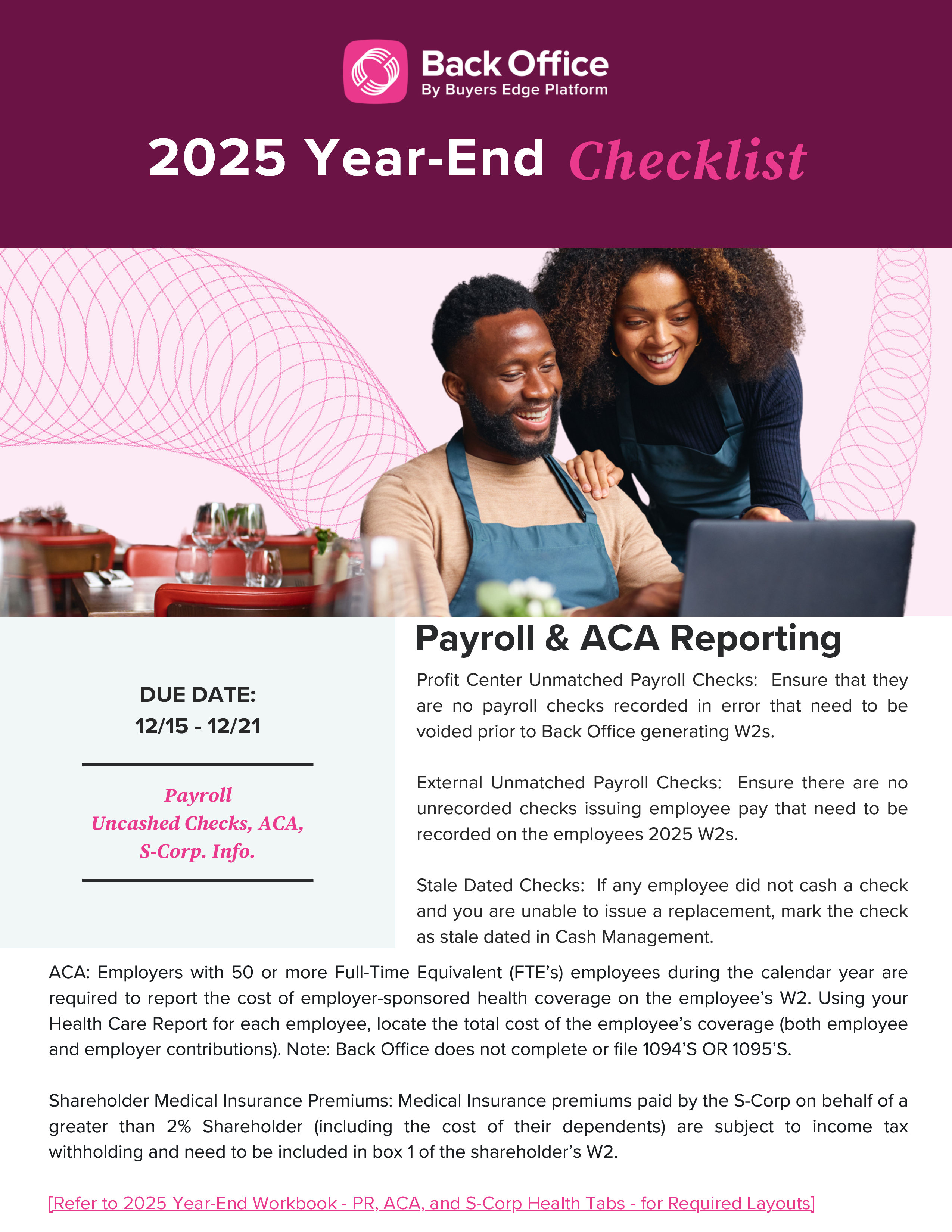 2025 Year End Payroll & ACA Reporting Document – FCM